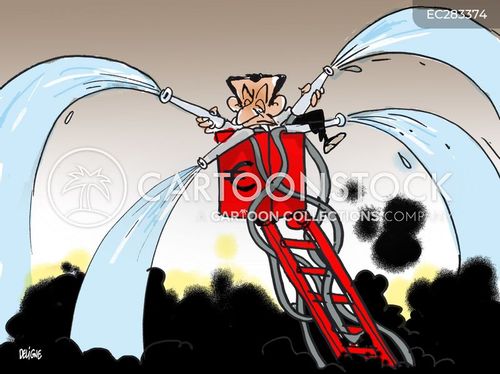 Firefighting Techniques Cartoons and Comics - funny pictures from ...