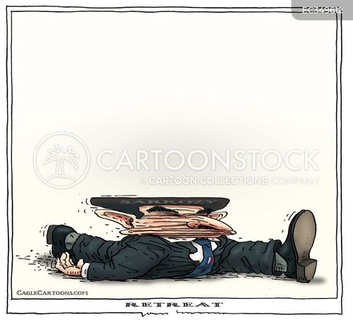 Retreat Cartoons and Comics - funny pictures from CartoonStock