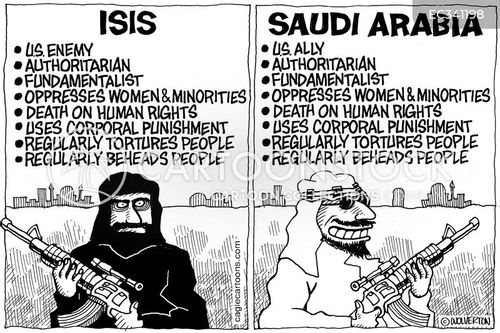 Saudi Intervention Cartoons and Comics - funny pictures from CartoonStock