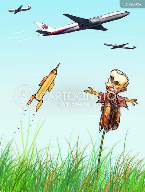 Scarecrow Planes Cartoons and Comics - funny pictures from CartoonStock