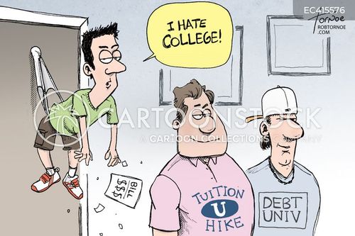 Tuition Inflation Cartoons and Comics - funny pictures from CartoonStock