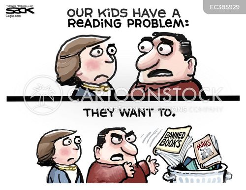 Book Selection Cartoons and Comics - funny pictures from CartoonStock