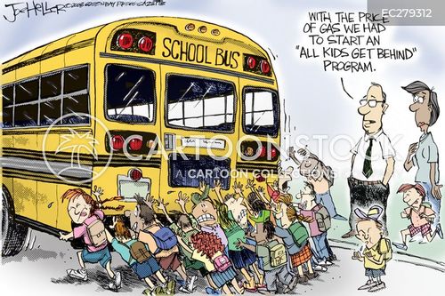 School Bus Cartoons and Comics - funny pictures from CartoonStock