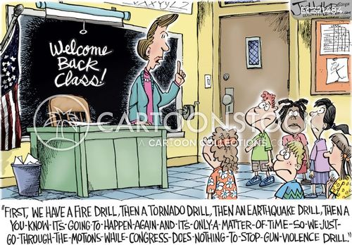 School Lockdown Cartoons and Comics - funny pictures from CartoonStock