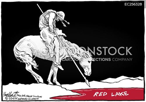 Red Lake Cartoons and Comics - funny pictures from CartoonStock