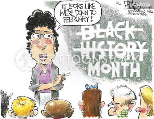 Black Power Cartoons and Comics - funny pictures from CartoonStock
