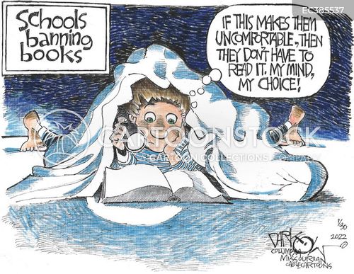 Book Censorship Cartoons and Comics - funny pictures from CartoonStock