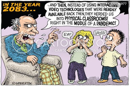 Virtual School Cartoons and Comics - funny pictures from CartoonStock