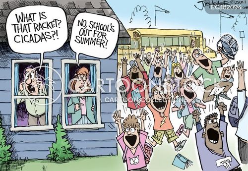 End Of School Cartoons and Comics - funny pictures from CartoonStock