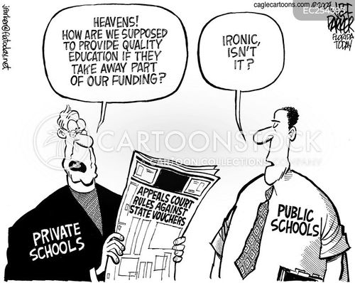 School Vouchers Cartoons and Comics - funny pictures from CartoonStock