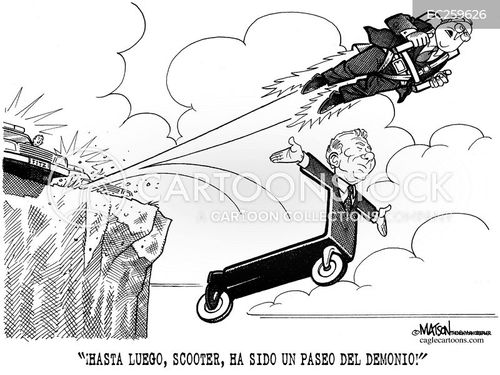 Scooter Cartoons and Comics - funny pictures from CartoonStock