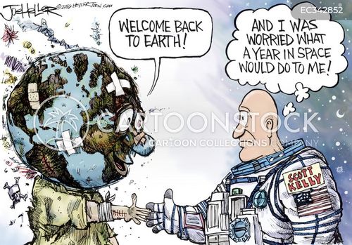 Space Communication Cartoons and Comics - funny pictures from CartoonStock
