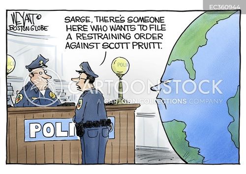 Protection Orders Cartoons and Comics - funny pictures from CartoonStock