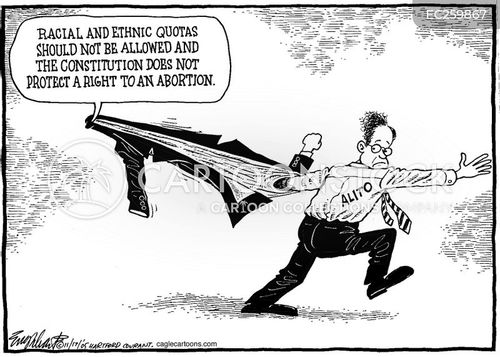 Racial Quotas Cartoons and Comics - funny pictures from CartoonStock