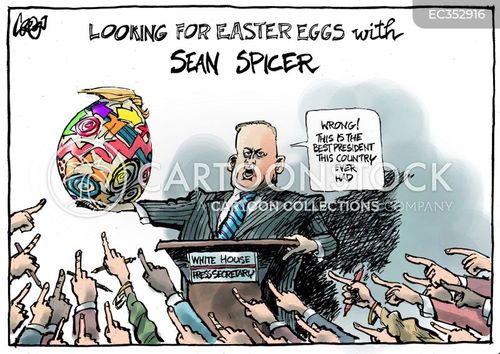 Sean Spicer Cartoons and Comics - funny pictures from CartoonStock
