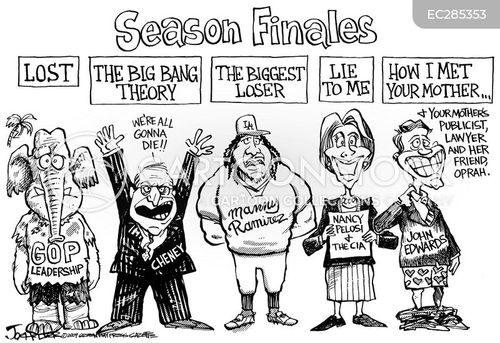 Lost Final Cartoons and Comics - funny pictures from CartoonStock