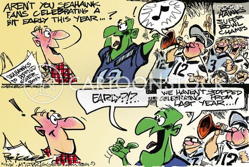 Seattle Seahawks Cartoons