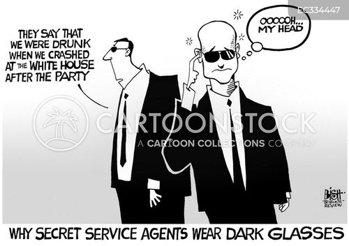 Secret Agent Pickup Cartoons and Comics - funny pictures from CartoonStock