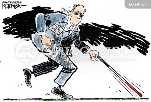 Impaired Vision Cartoons and Comics - funny pictures from CartoonStock