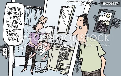 Secret Service Agent Cartoons and Comics - funny pictures from CartoonStock