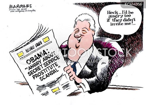 Secret Service Scandal Cartoons and Comics - funny pictures from ...