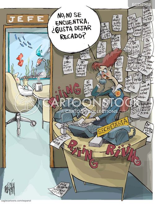 Desk Organization Cartoons and Comics - funny pictures from CartoonStock