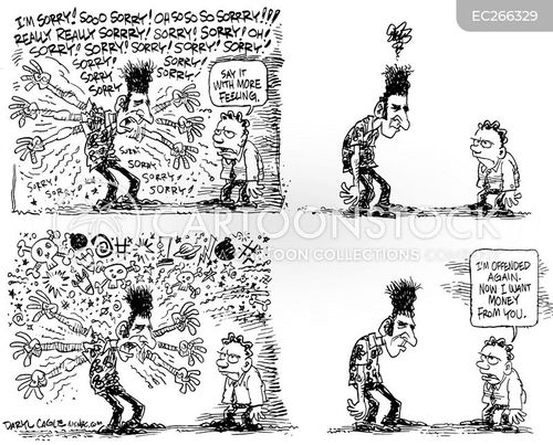 Offensive Behavior Cartoons and Comics - funny pictures from CartoonStock