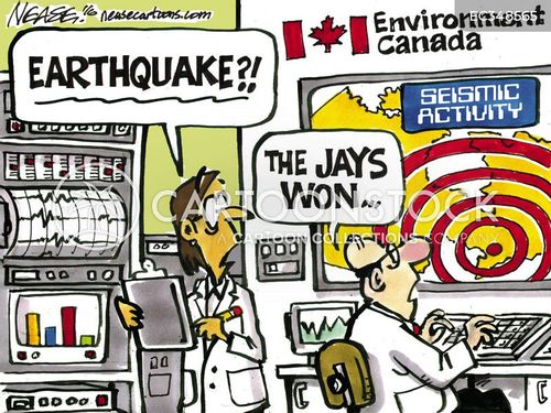 East Coat Earthquake Cartoons and Comics - funny pictures from CartoonStock