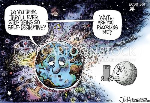 Self-destruction Cartoons and Comics - funny pictures from CartoonStock