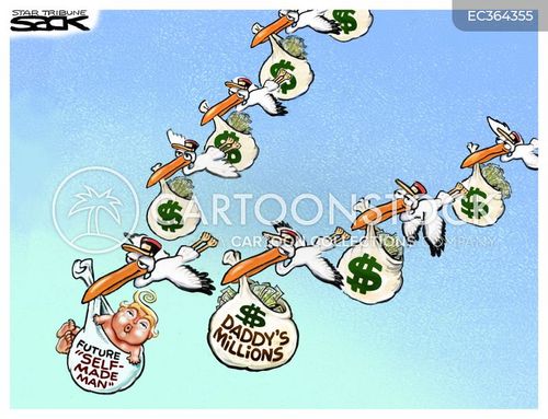 Self-made Values Cartoons and Comics - funny pictures from CartoonStock
