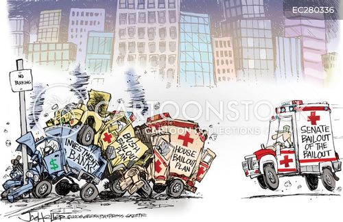 Senate Bailout Cartoons and Comics - funny pictures from CartoonStock