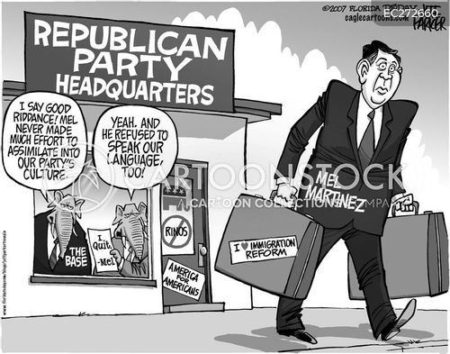 Mel Martinez Cartoons and Comics - funny pictures from CartoonStock