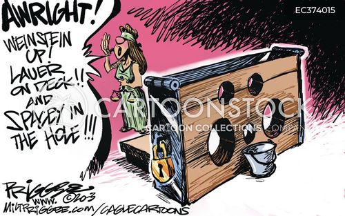 Blaming The Victim Cartoons and Comics - funny pictures from CartoonStock