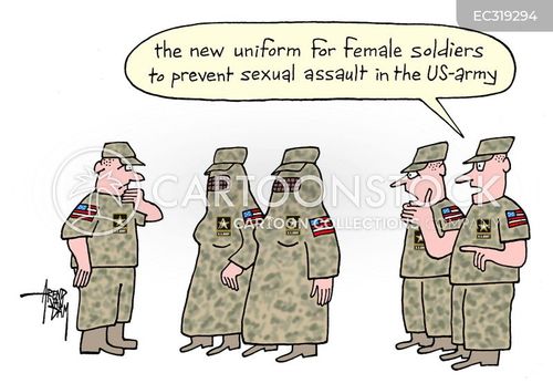 Female Troops Cartoons and Comics - funny pictures from CartoonStock