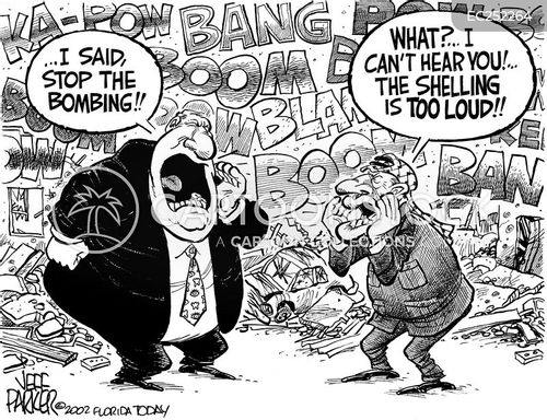 Non-combatant Cartoons and Comics - funny pictures from CartoonStock