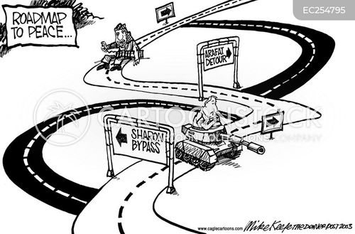 Road Map Cartoons and Comics - funny pictures from CartoonStock