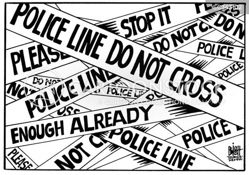 Police Response Cartoons and Comics - funny pictures from CartoonStock