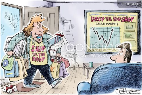 Shopping Cartoons and Comics - funny pictures from CartoonStock