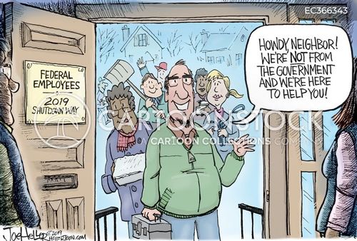 Shutdown Help Cartoons and Comics - funny pictures from CartoonStock