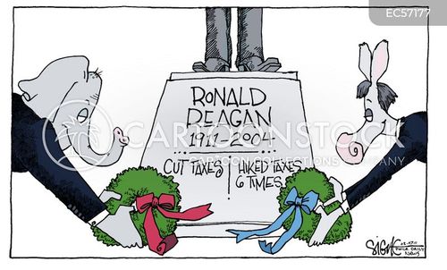 President Ronald Reagan Cartoons and Comics - funny pictures from ...