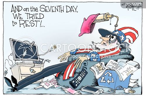 Seventh Day Cartoons and Comics - funny pictures from CartoonStock