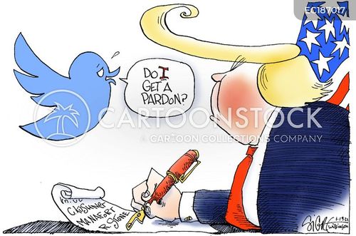 Pardon Controversy Cartoons and Comics - funny pictures from CartoonStock