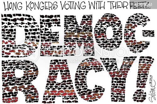 Pro-democracy Demonstration Cartoons and Comics - funny pictures from ...