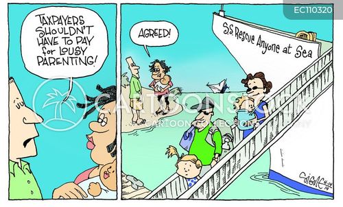 Sea Rescue Cartoons and Comics - funny pictures from CartoonStock