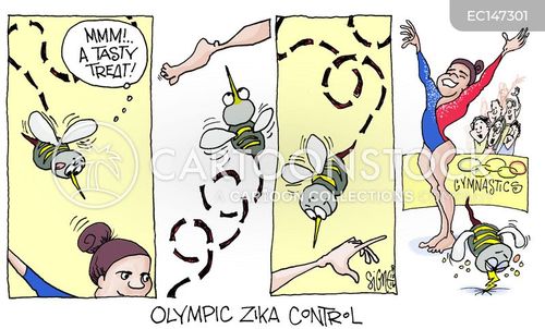 Simone Biles Cartoons and Comics - funny pictures from CartoonStock