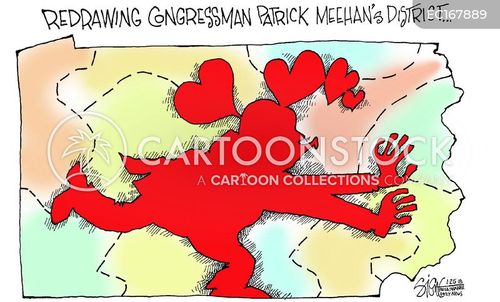 Redrawing Districts Cartoons and Comics - funny pictures from CartoonStock