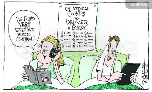 Contraception Costs Cartoons and Comics - funny pictures from CartoonStock