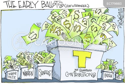 Early Ballot Cartoons and Comics - funny pictures from CartoonStock