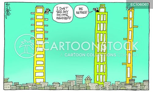 Socioeconomic Divide Cartoons and Comics - funny pictures from CartoonStock