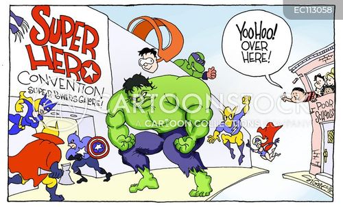 Superheors Cartoons and Comics - funny pictures from CartoonStock